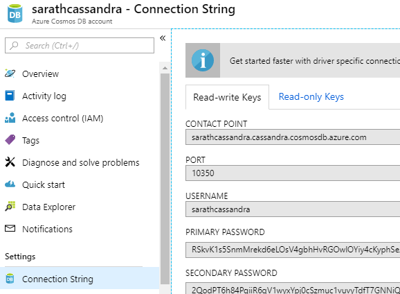 Blazor - Work With Cassandra API In Cosmos DB